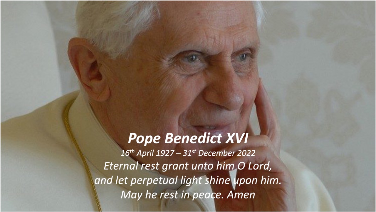 PopeBenedict2 Large – St Andrew's, Cottam, & St Mary's, Lea Town