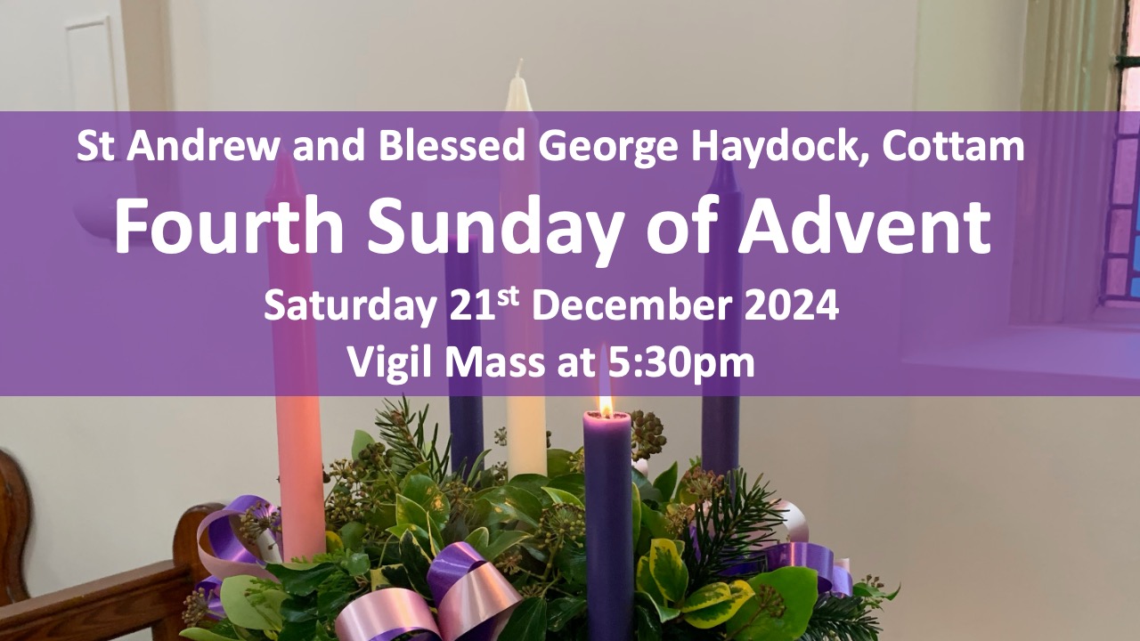 4th Sunday of Advent – St Andrew's, Cottam, & St Mary's, Lea Town