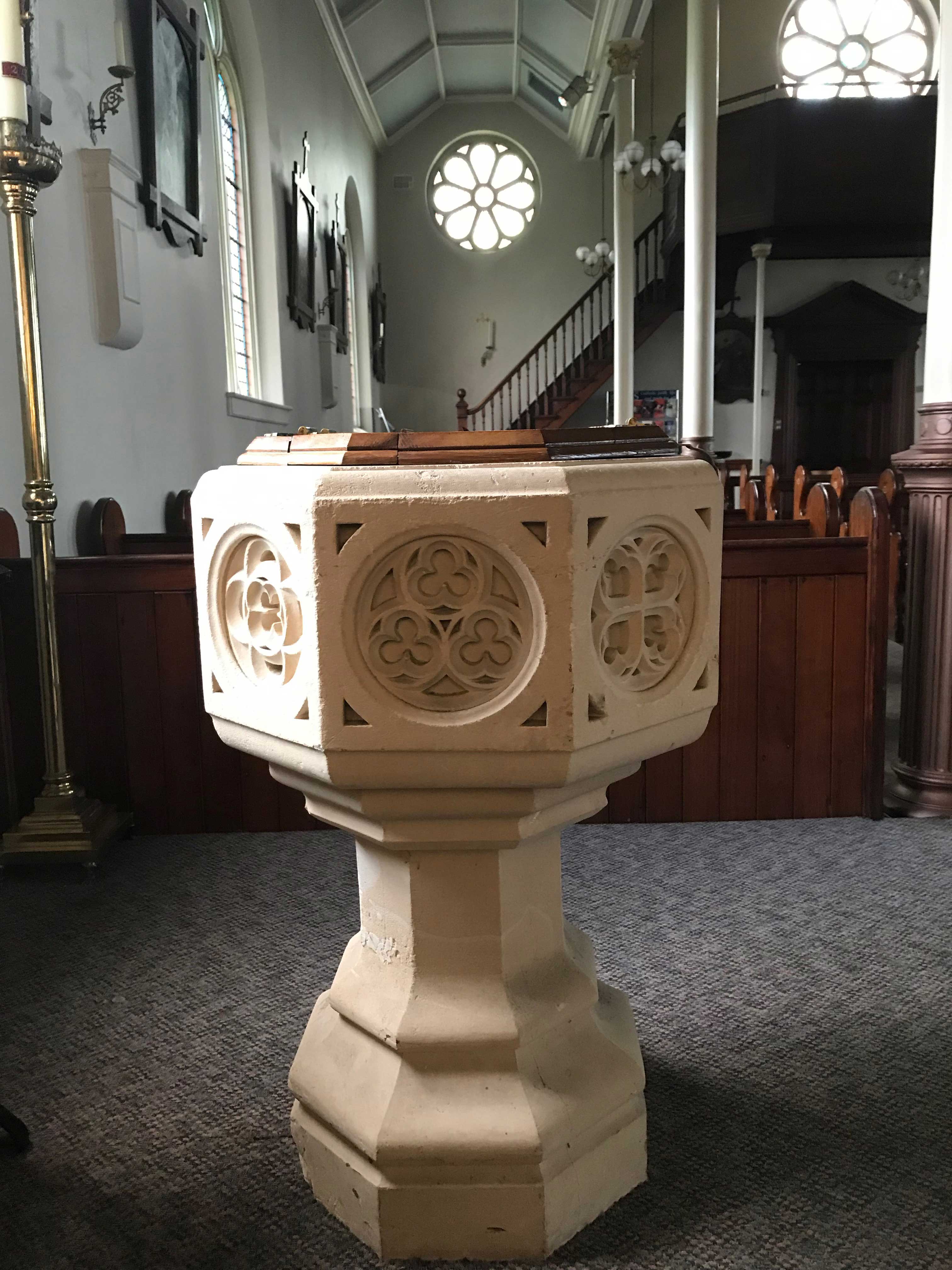Font – St Andrew's, Cottam, & St Mary's, Lea Town